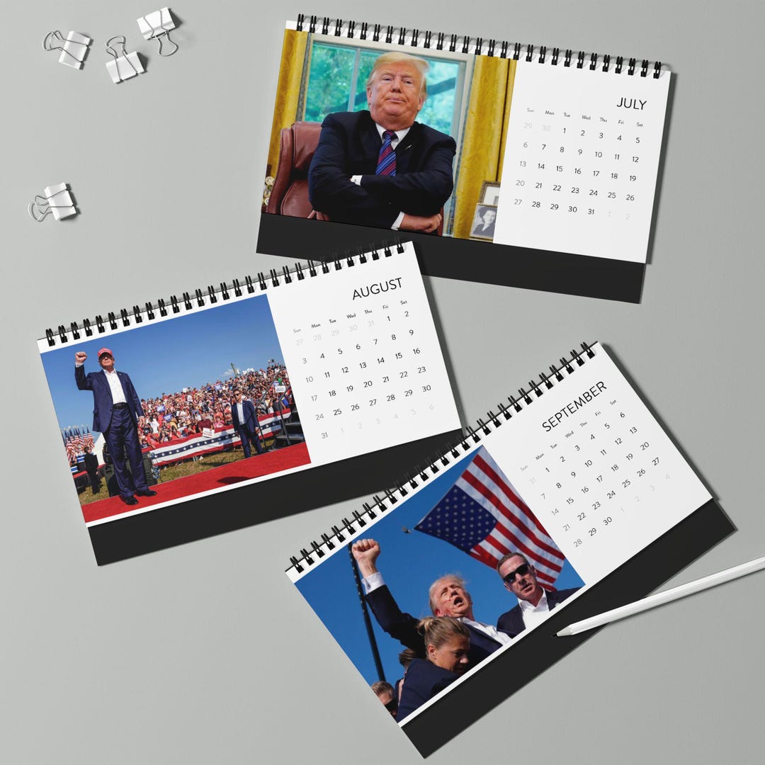 Donald Trump Calendar, Trump Desk Calendar 2025, Desktop Calendar 2025 ...