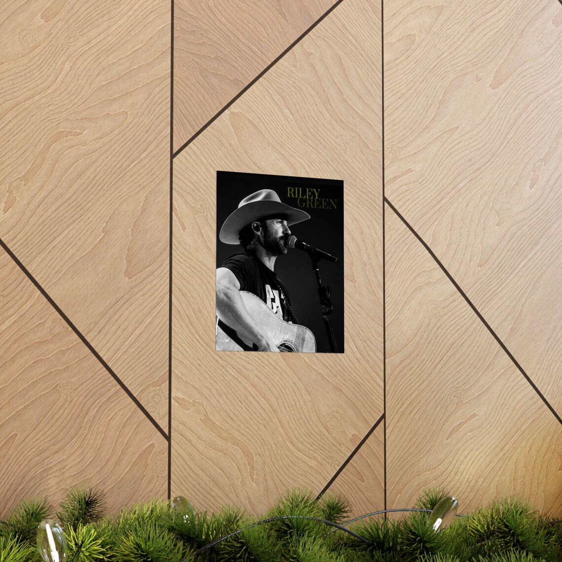 RILEY GREEN POSTER- Stylish Matte Vertical Posters for Music Lovers ...