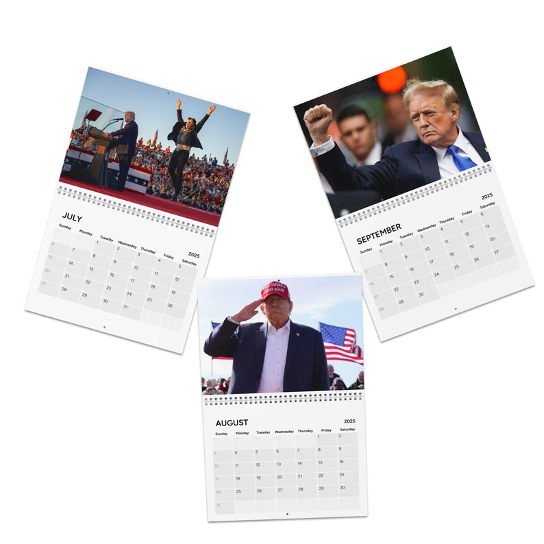 Trump Calendar (2025) - Etsy
