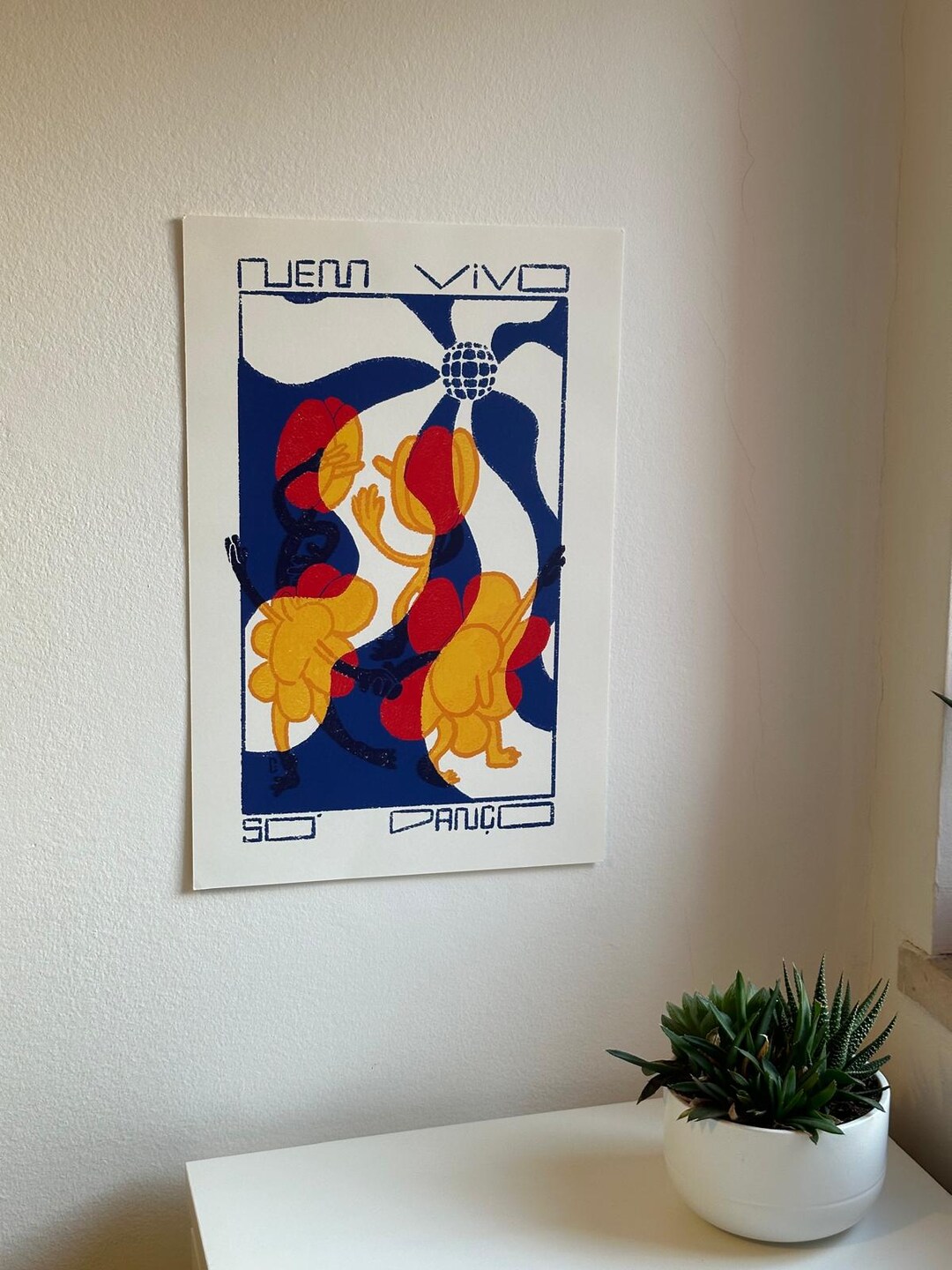 Dancing Flowers, Aesthetic Digital Poster Original Design, Perfect for ...