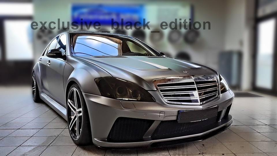 Mercedes-benz W221 -wide Full Body Kit BLACK SERIES - Etsy