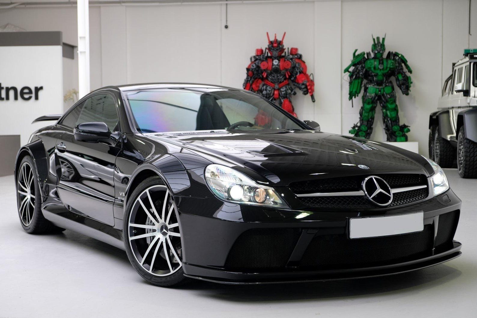 Mercedes-benz SL R230 - Wide Full Body Kit BLACK SERIES - Etsy