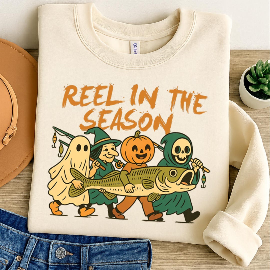 Halloween Fishing PNG – Patriotic Lure Clipart for Sublimation, Funny ...