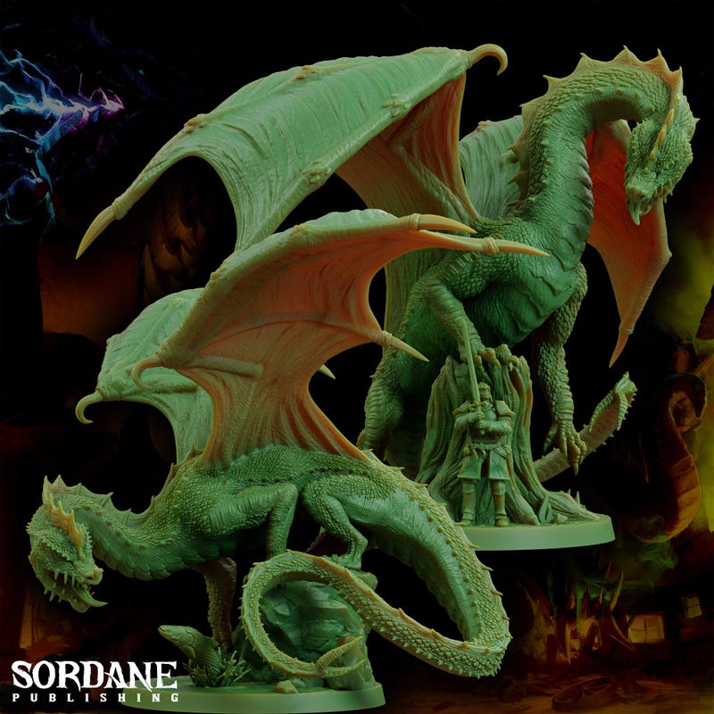 Miniature Forest Dragon - Etsy