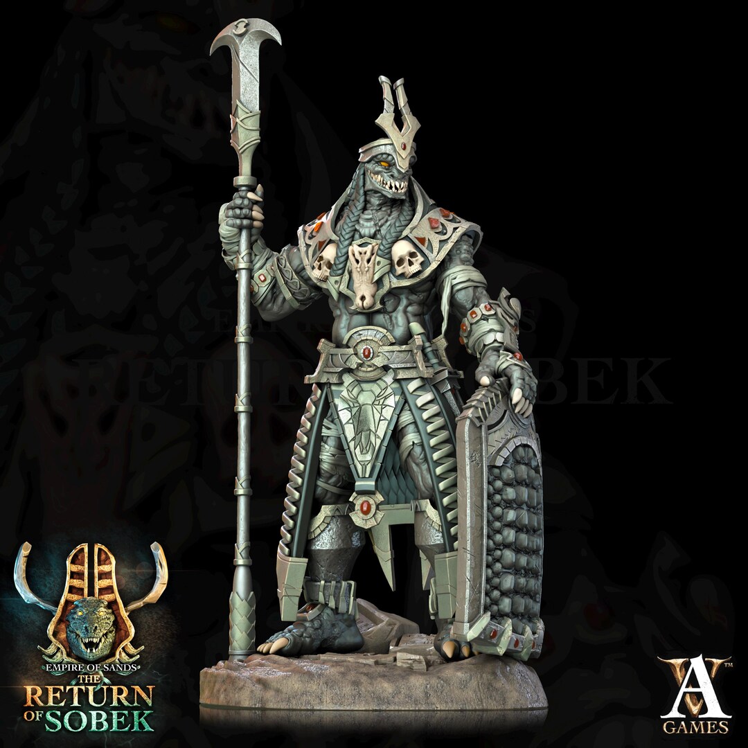 Atumhos | Tribal Desert Warrior Miniature | Archvillain Games | Return ...