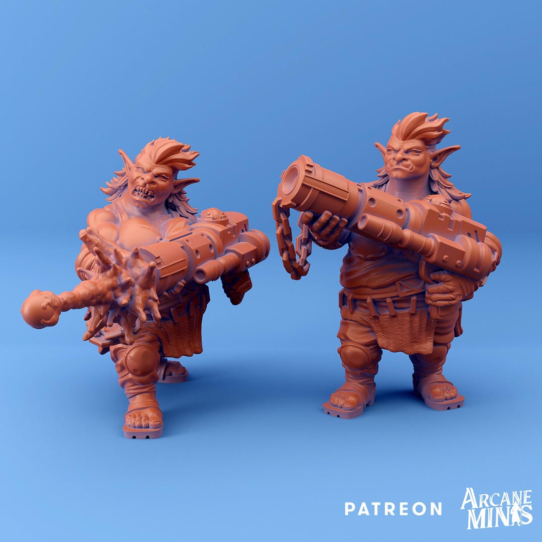 Tiltik Goblin Heavy Gunner | Goblinoid Miniature | Sordane Publishing ...