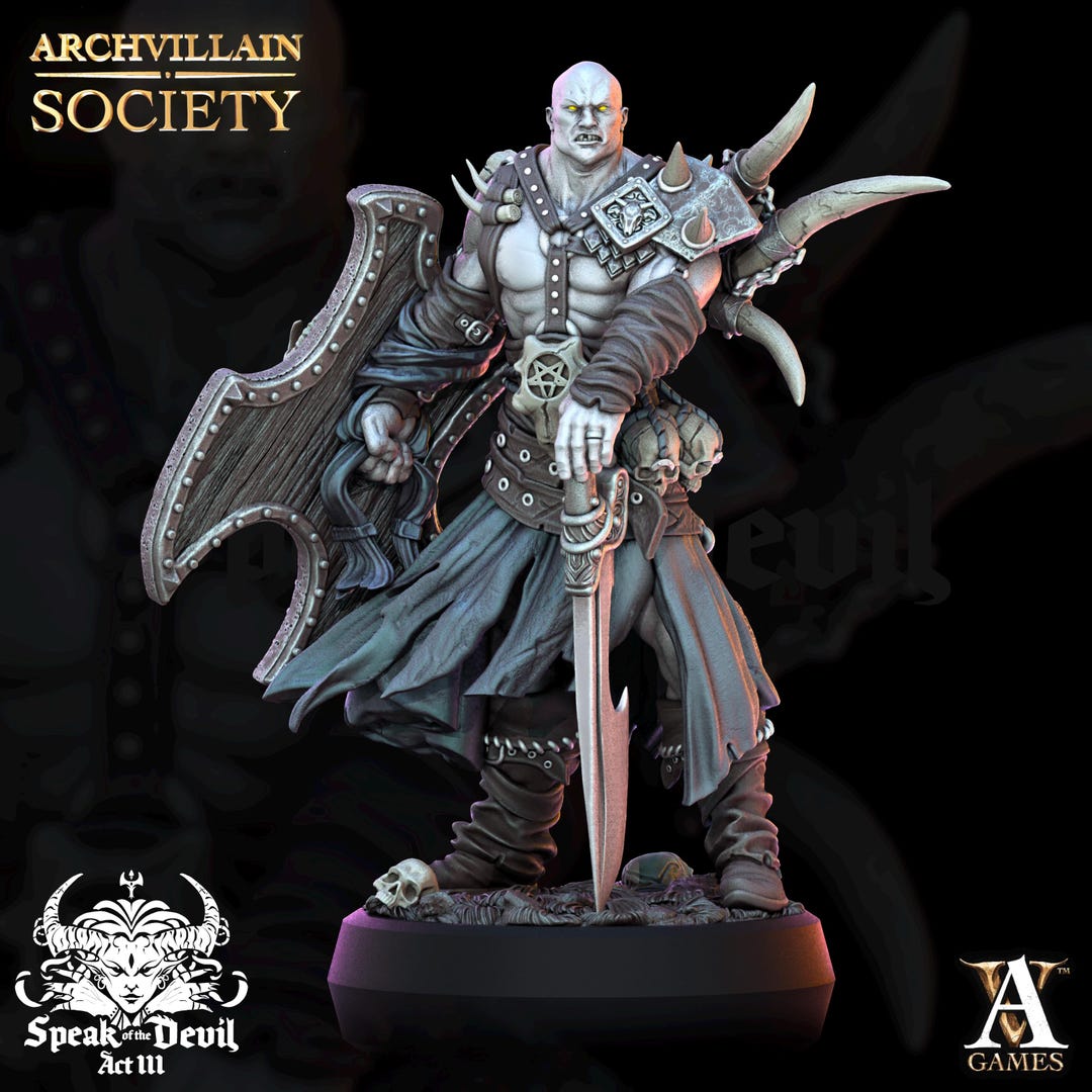 Alaric Voidblade | Goliath Male Fighter Barbarian Miniature ...
