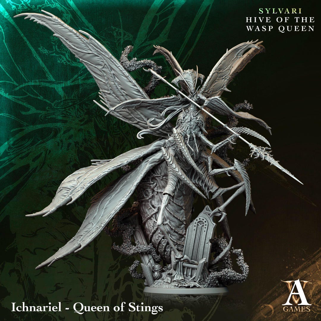 Ichnatiel - Queen of Stings | Insect Bug Boss Miniature | Archvillain ...