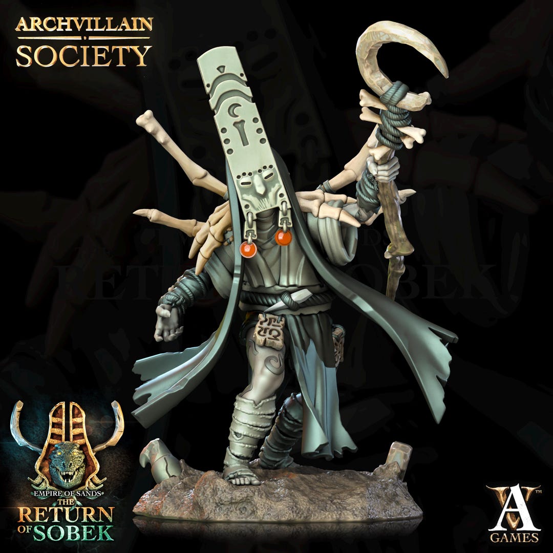 Tjaty - Shaman of the Black River | Druid Warlock Miniature ...