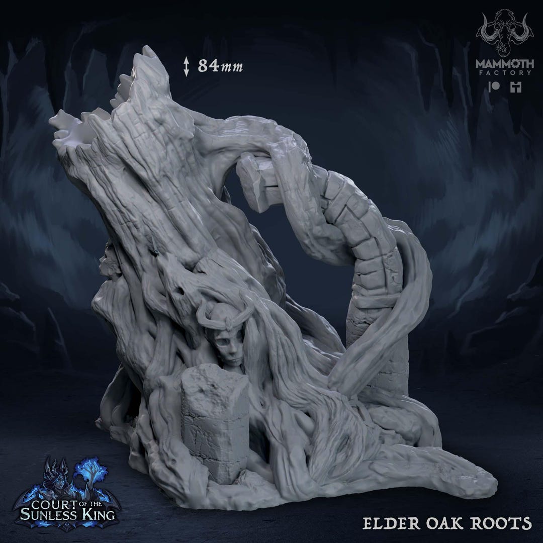 Elder Oak Roots | Miniature | Mammoth Factory | Court of the Sunless ...