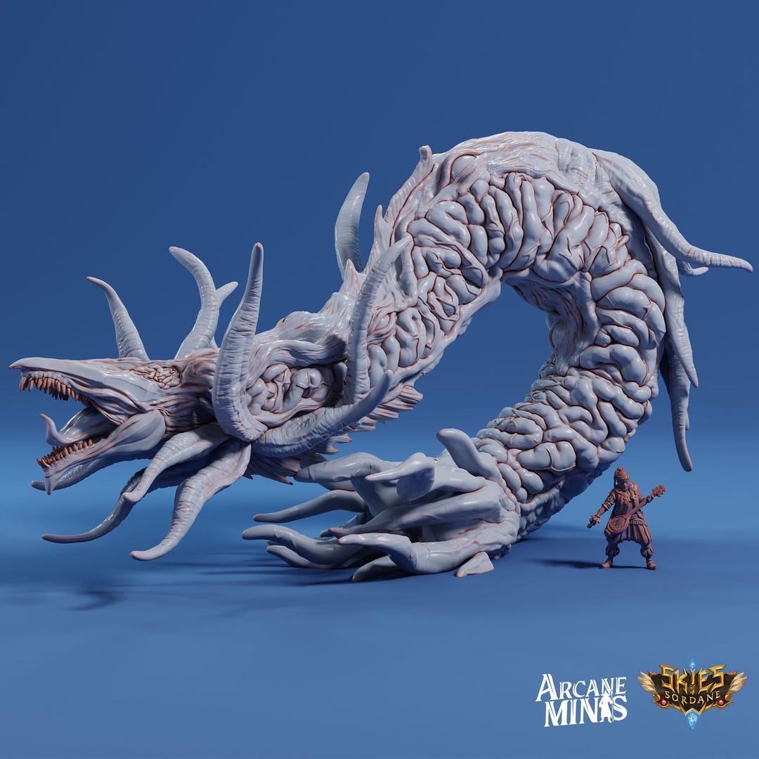 Gravity Terror 3D Printed Cosmic Horror Miniature for Tabletop Rpgs and ...