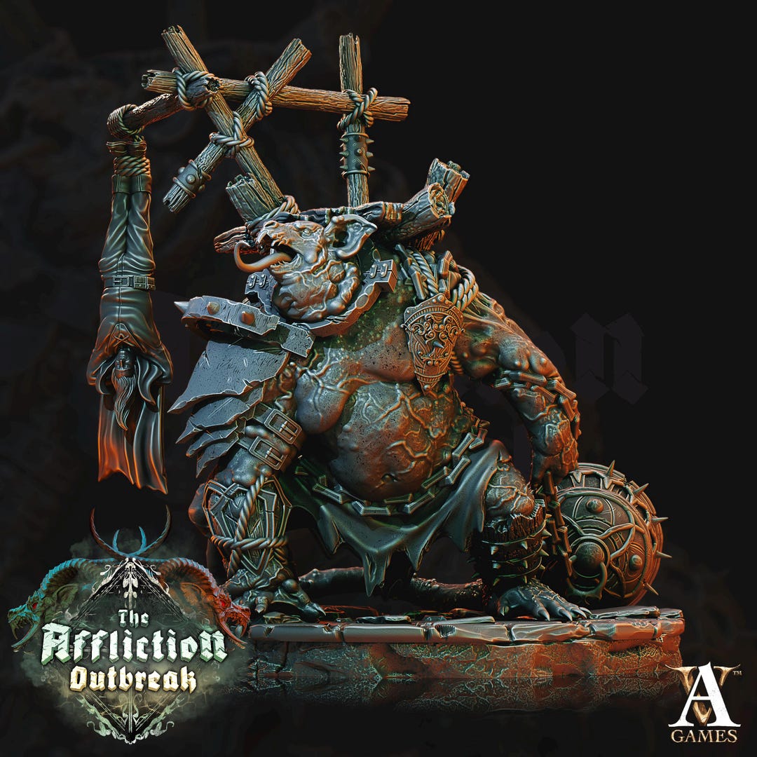 Gallows | Plague Rat Miniature | Archvillain Games | the Affliction ...