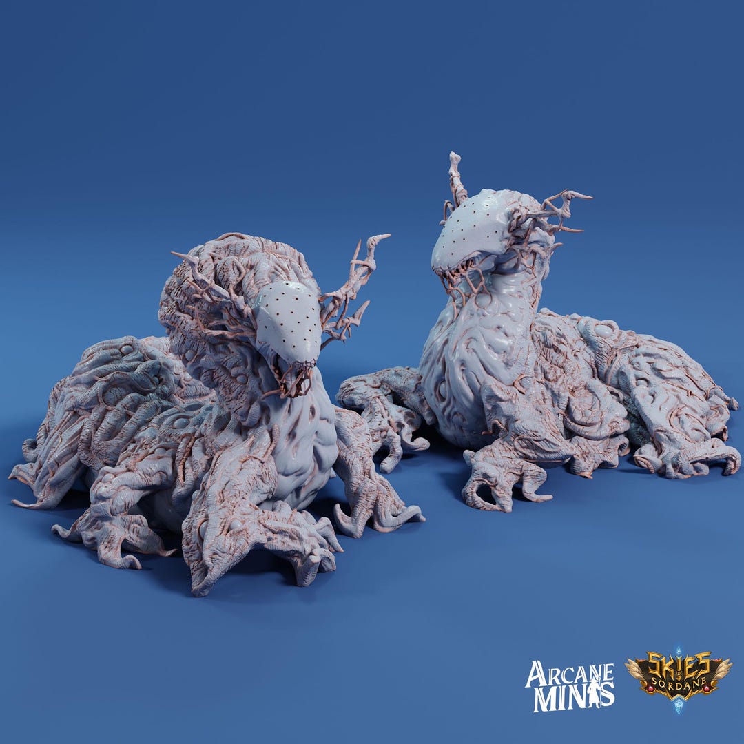 Xerebryth 3D Printed Eldritch Horror Miniature for Tabletop Rpgs and D ...