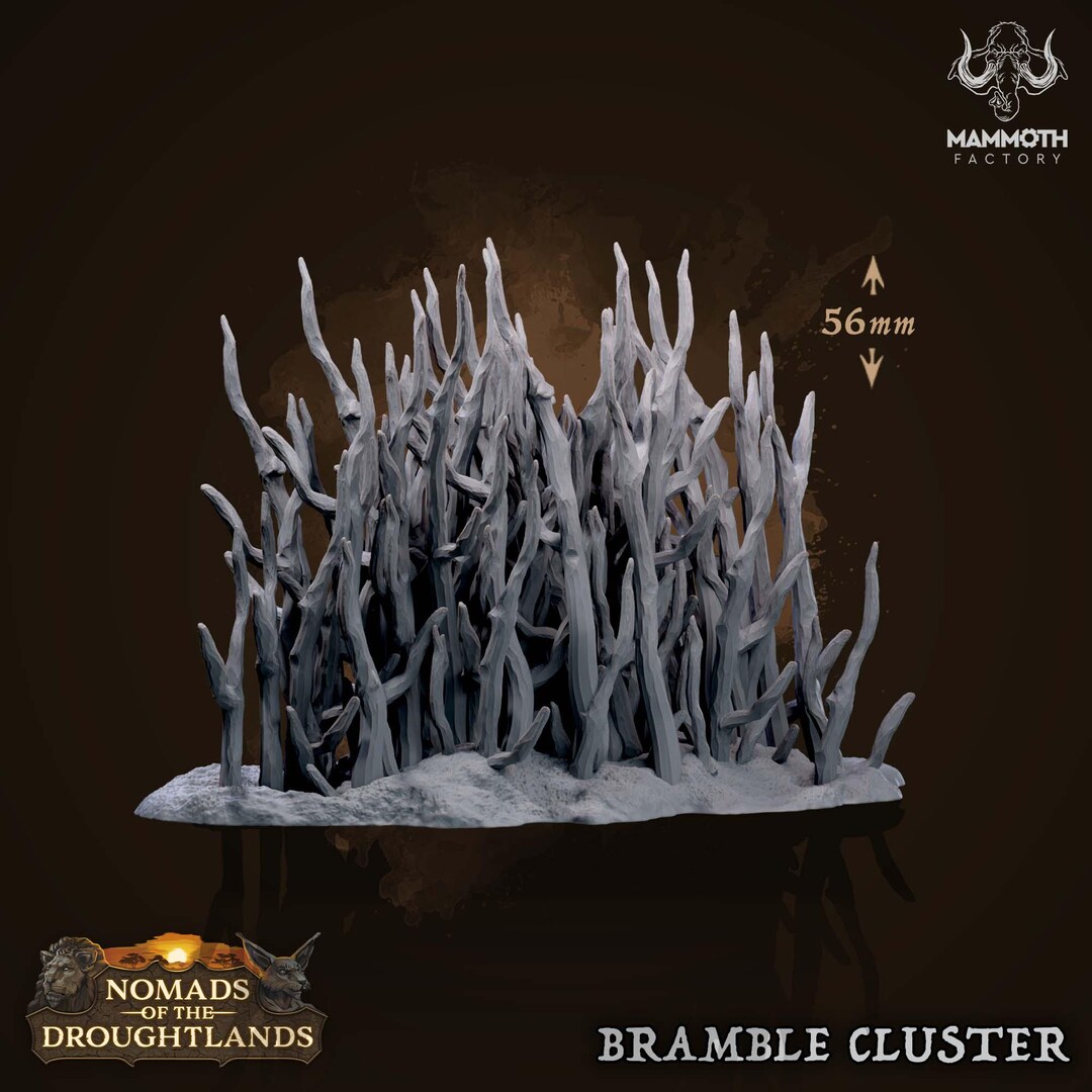 Bramble Cluster 3D Printed Beast Miniature for Tabletop Rpgs and D&D ...