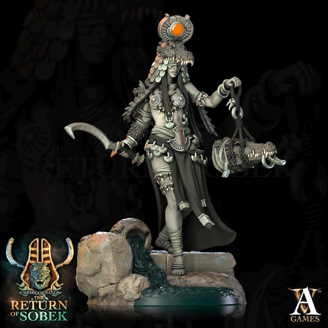 Bahiti Mun | Egyptian-themed Miniature | Archvillain Games | Return of ...