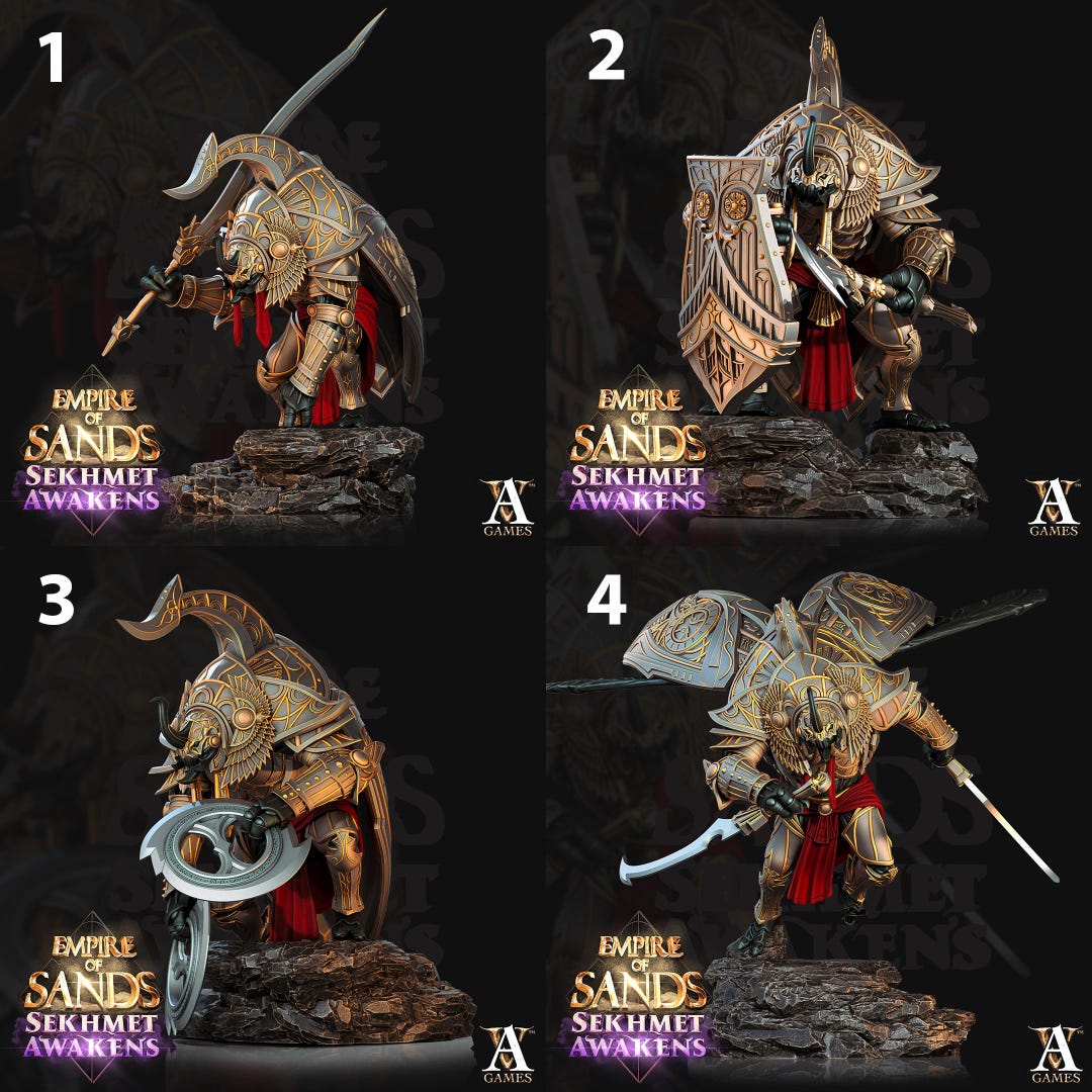 Golden Scarab | Egyptian-themed Miniature | Archvillain Games | Sekhmet ...