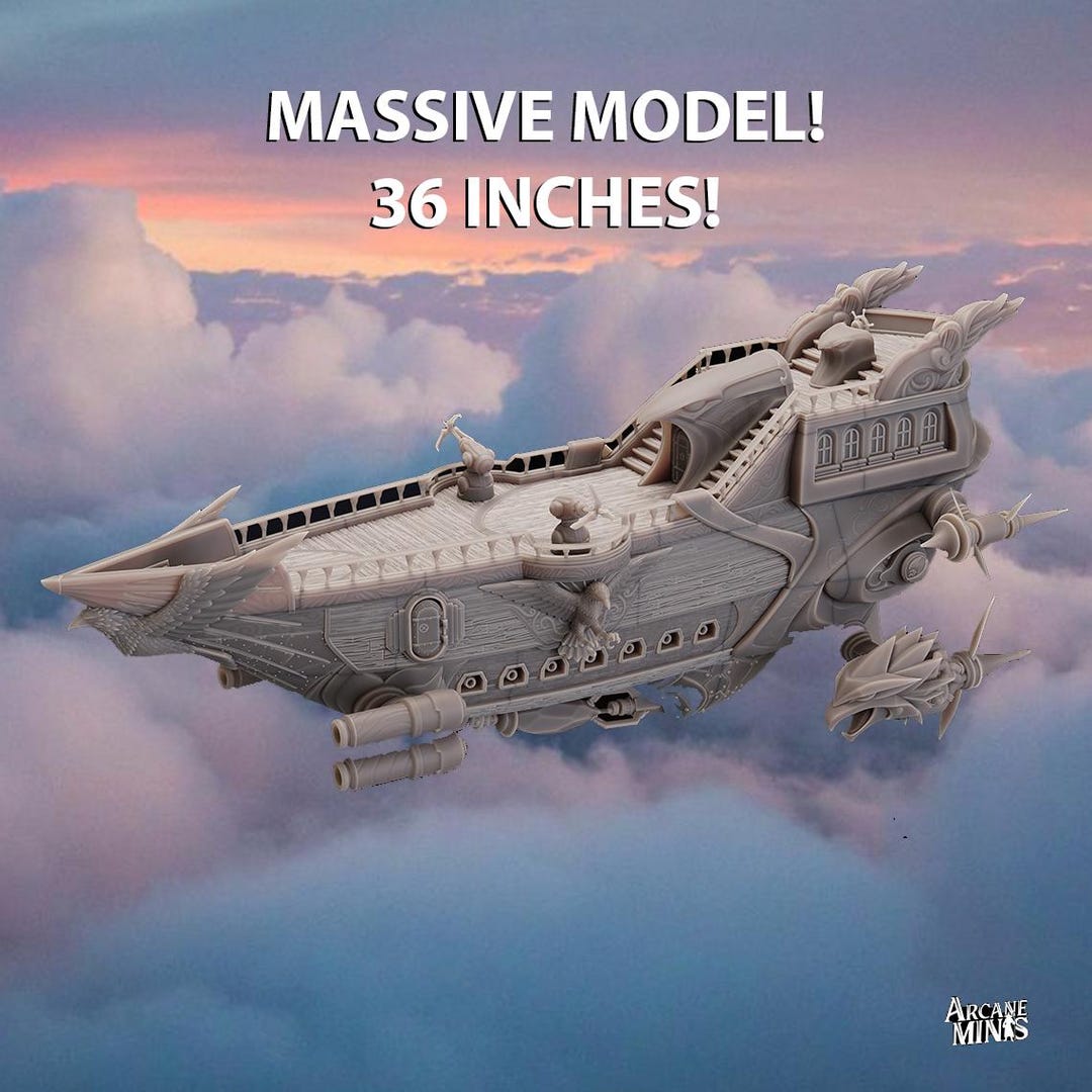 Zephyr Assault Class Frigate | Massive Airship W/ Playable Interior and ...