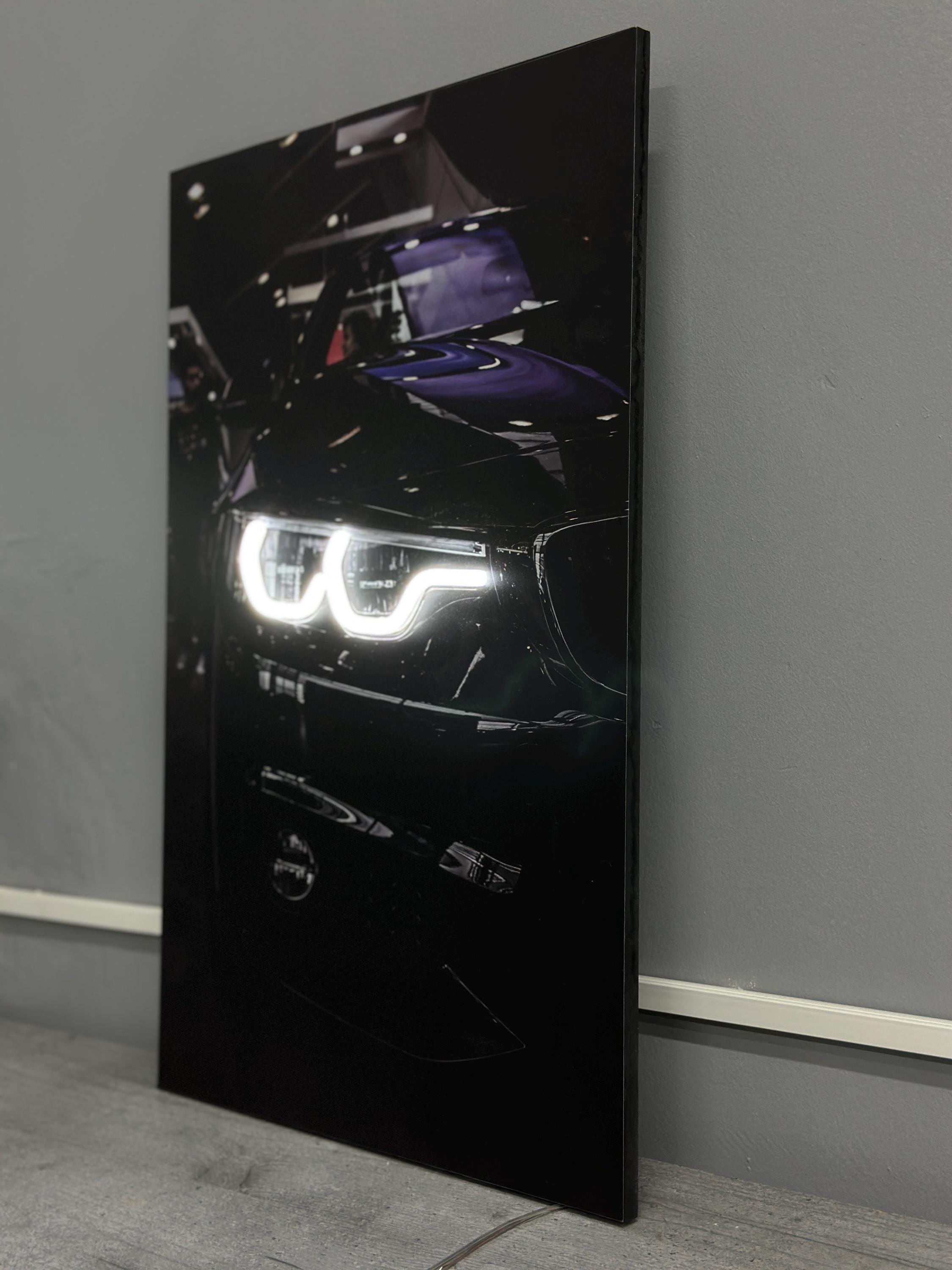 LED Car Poster, 3D Neon Sign Wall Decor,unique Car Decor, Stylish Room ...
