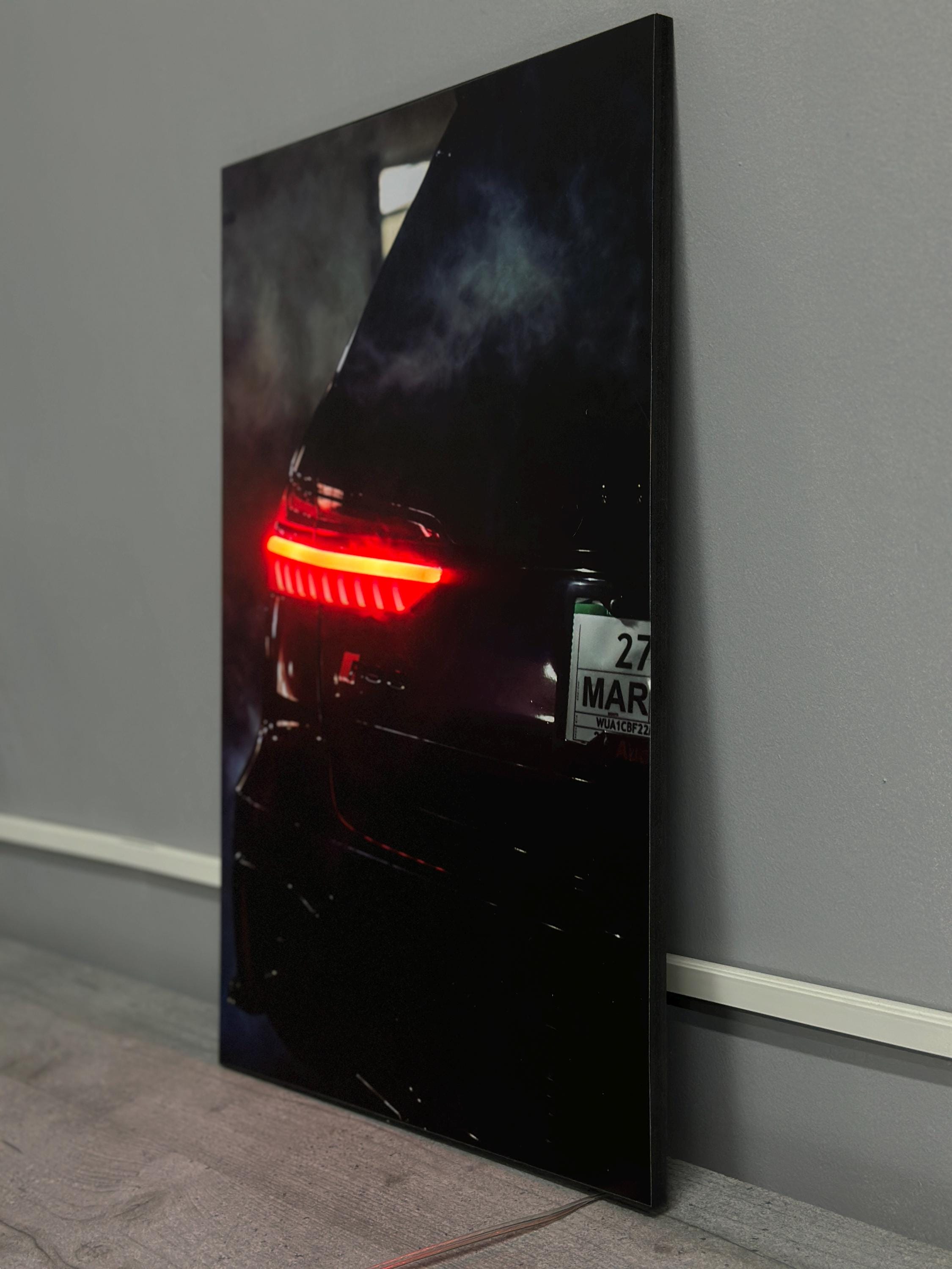 LED Car Poster, 3D Neon Sign Wall Decor,unique Car Decor, Stylish Room ...