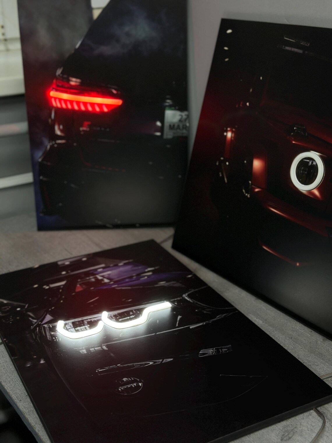 LED Car Poster, 3D Neon Sign Wall Decor,unique Car Decor, Stylish Room ...