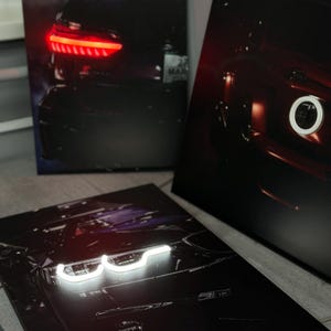 LED Car Poster, 3D Neon Sign Wall Decor,unique Car Decor, Stylish Room ...