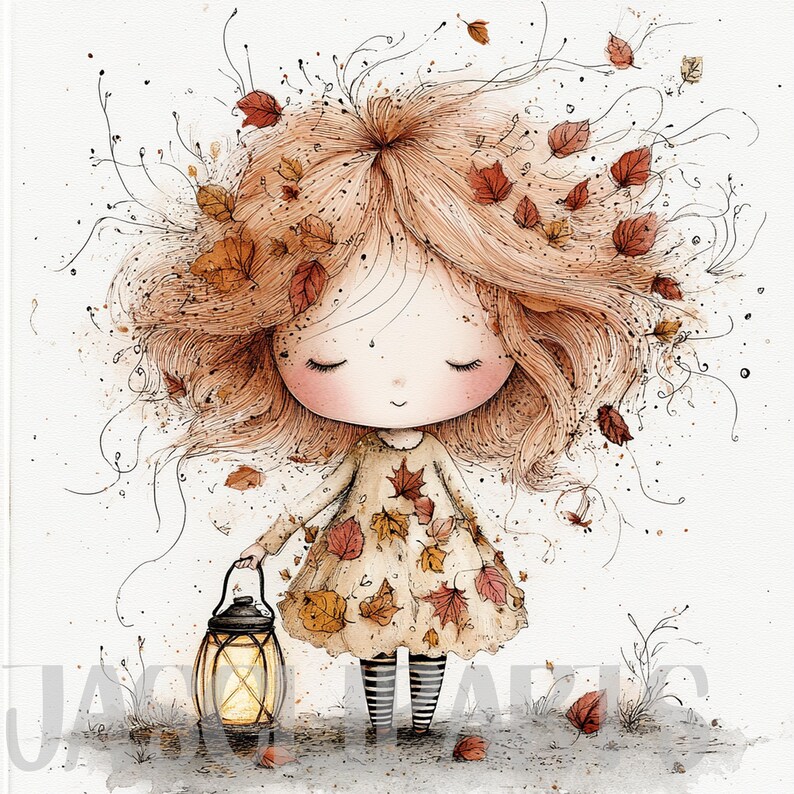 Halloween Autumn Fall Clipart, Autumn PNG, Artful Autumn, Autumnal ...