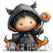 13 Cute Halloween Candy Kids Clipart: Whimsical Trick or Treat Digital ...
