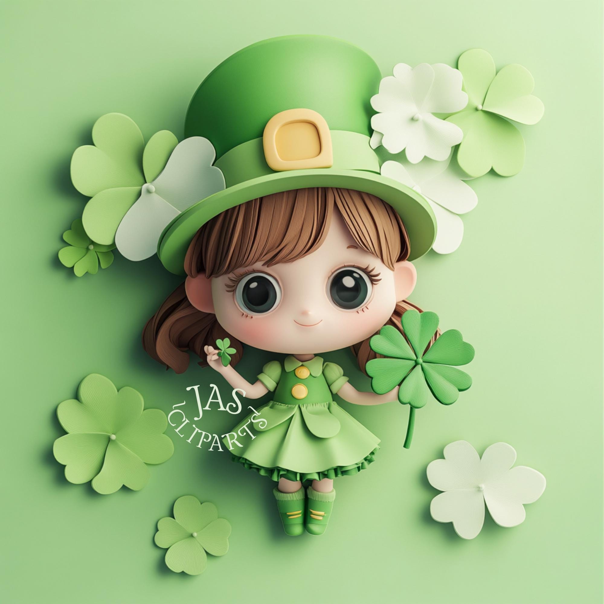 16 St Patricks Day Clipart - High Resolution 3D Pop Art Jpgs Lucky ...