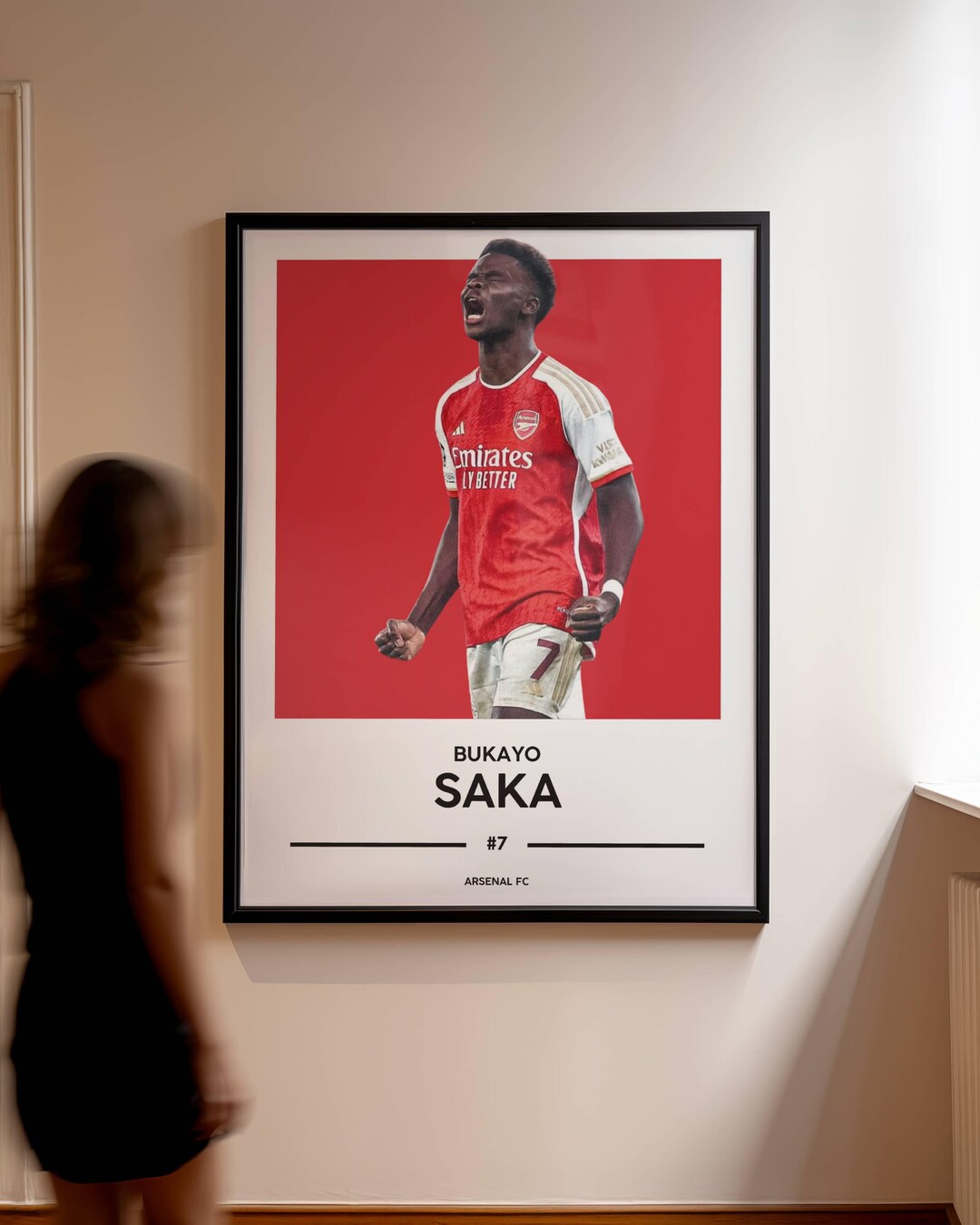 Bukayo Saka Poster, Arsenal Poster, Soccer Gifts, Sports Poster ...