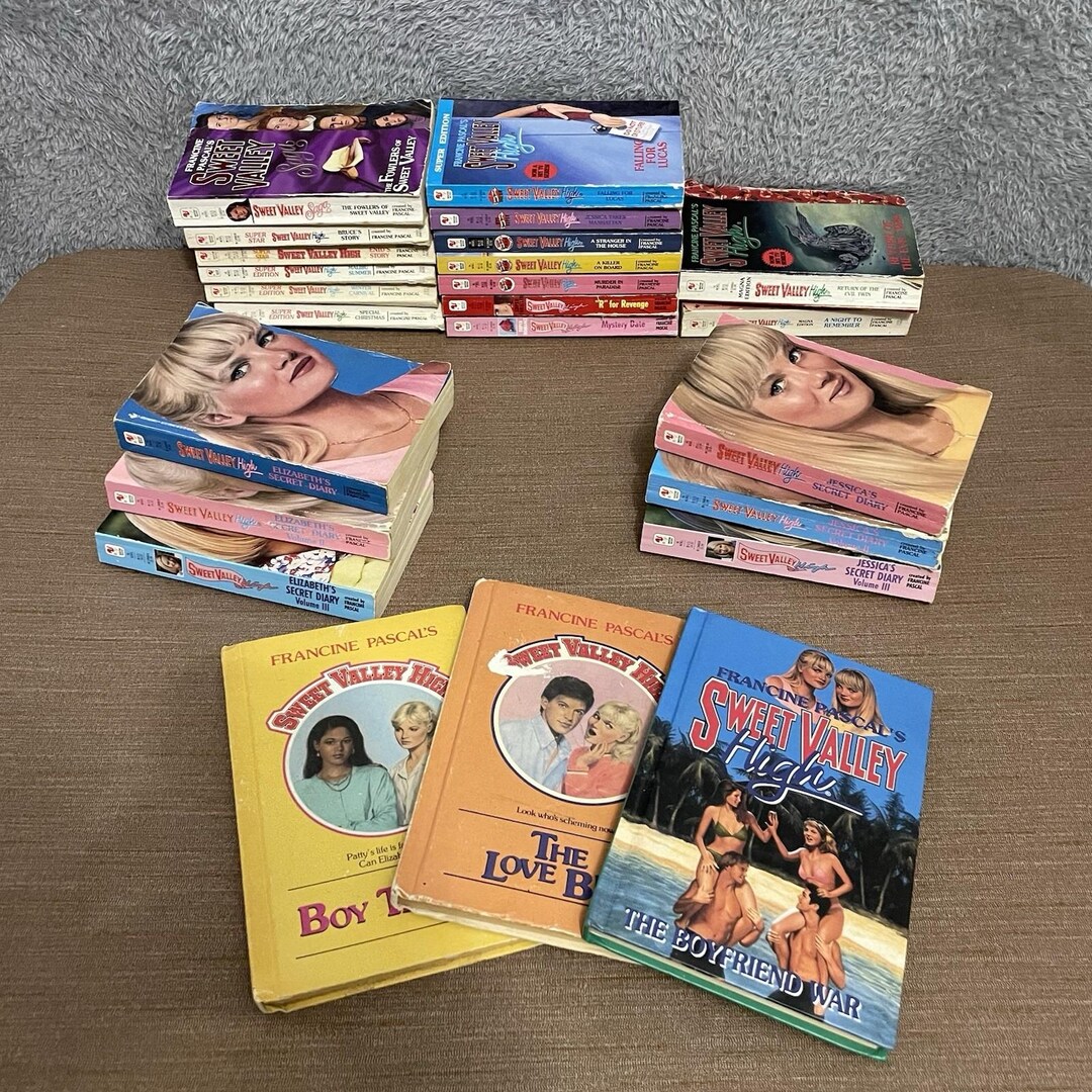 Sweet Valley High Books Variety Vintage Paperbacks Hardcovers ...