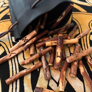 Birch Wood Runes - Etsy