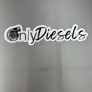 Only Diesels Sticker - Etsy