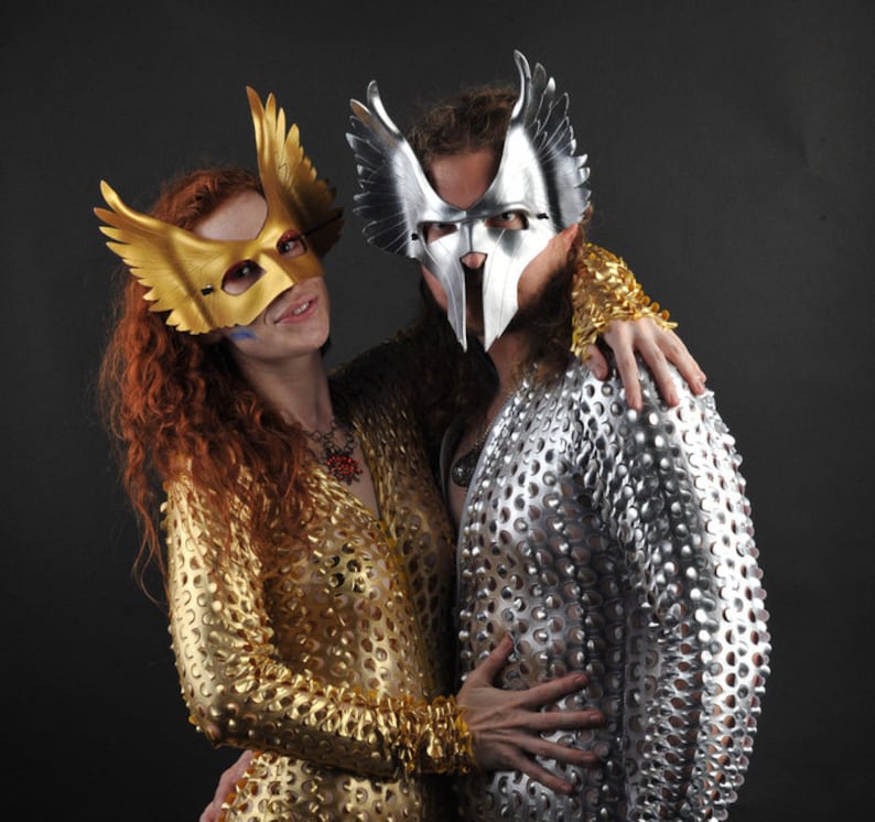 Angel Leather Mask - Etsy