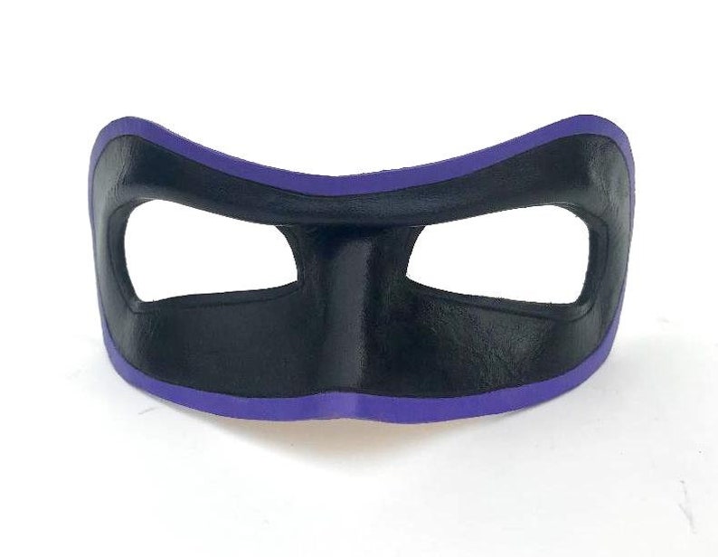 Banded Hero Leather Mask - Etsy