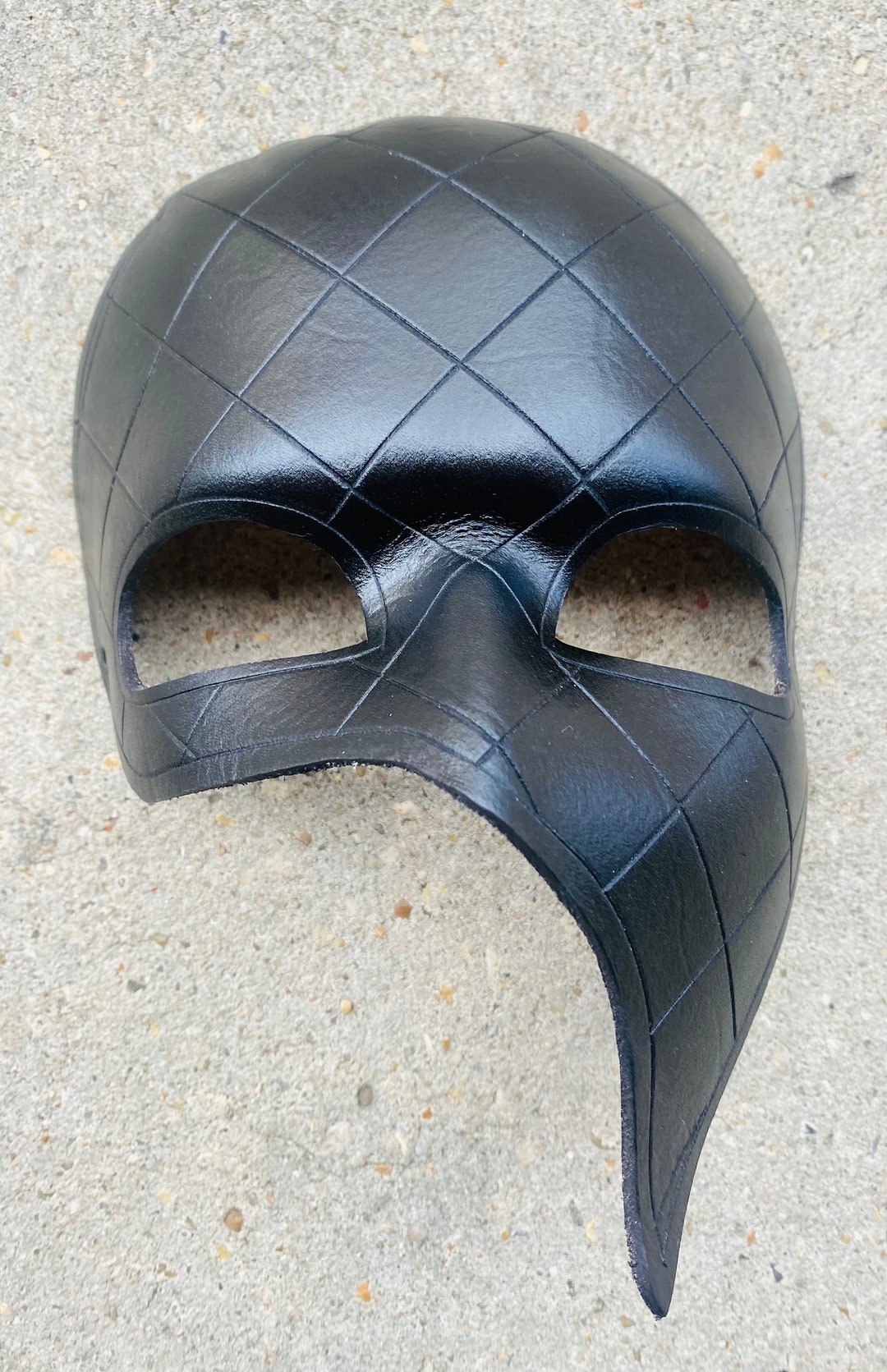 Phantom Leather Mask - Etsy