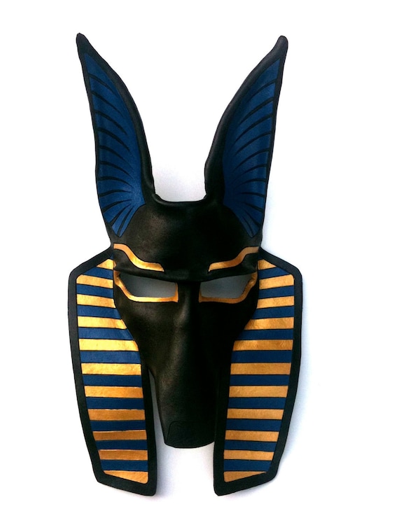 Anubis Mask Etsy Leather Mask MADE TO ORDER Anubis Mask... Masquerade