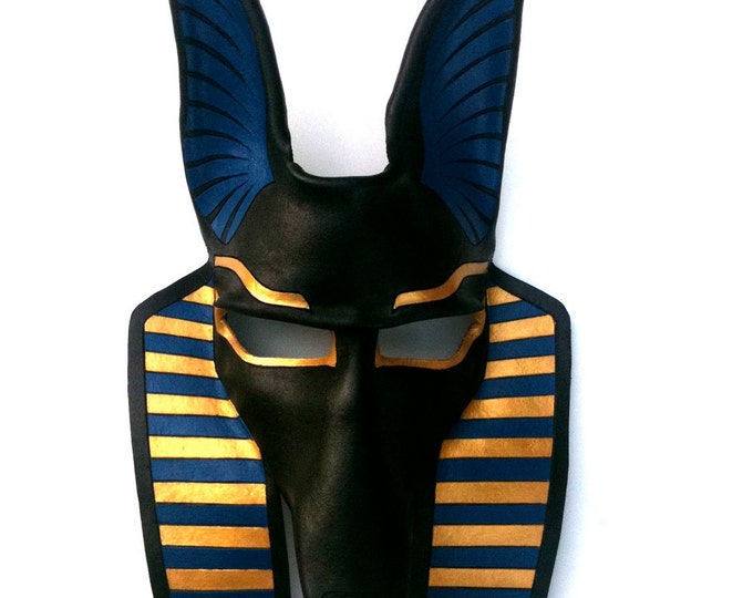 Anubis Leather Mask - Etsy