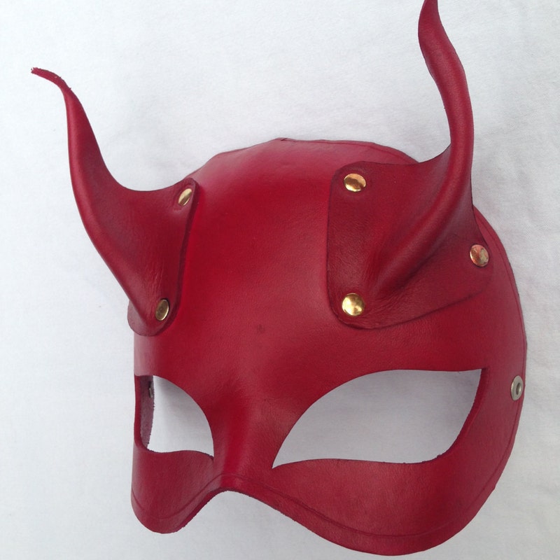 Devil Mask - Etsy