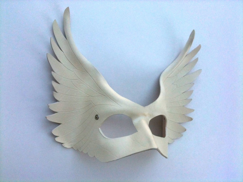Angel Leather Mask - Etsy