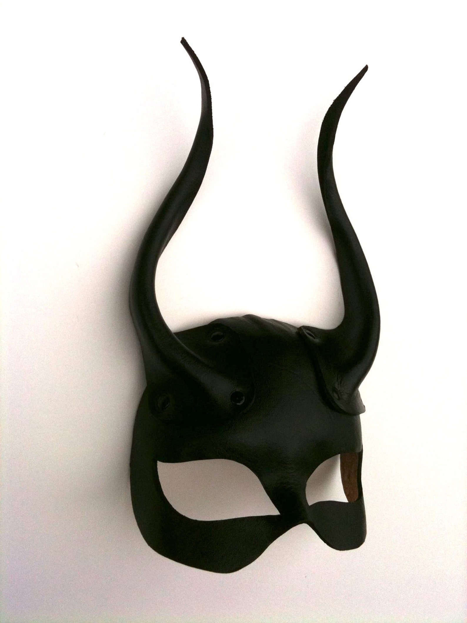 Night Creature Leather Mask | Etsy