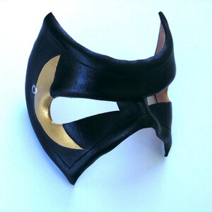 Two-toned Villain Leather Mask - Etsy