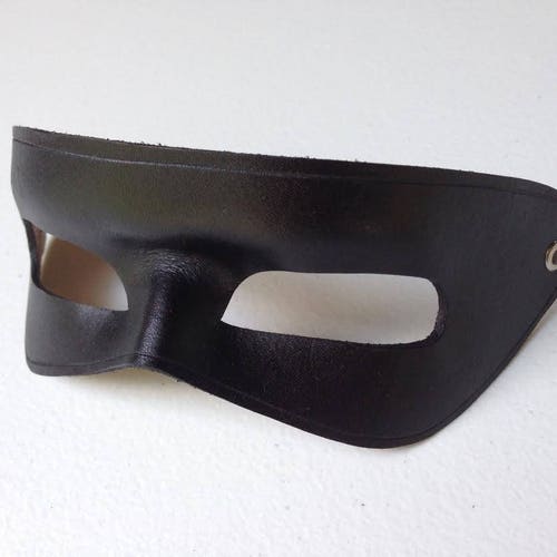 Made to Order: Leather Super Hero Villain Cosplay Mask - Etsy