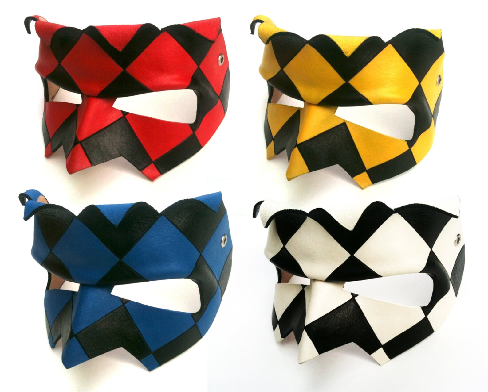 Domino Leather Mask. - Etsy