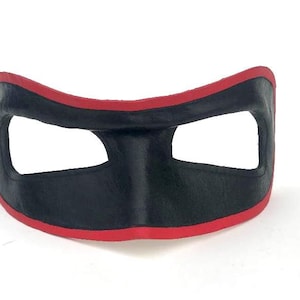 Banded Hero Leather Mask - Etsy