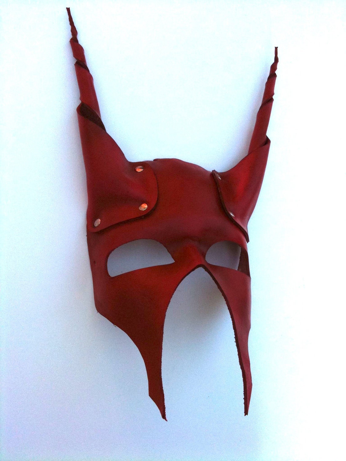 Zeus Leather Mask - Etsy