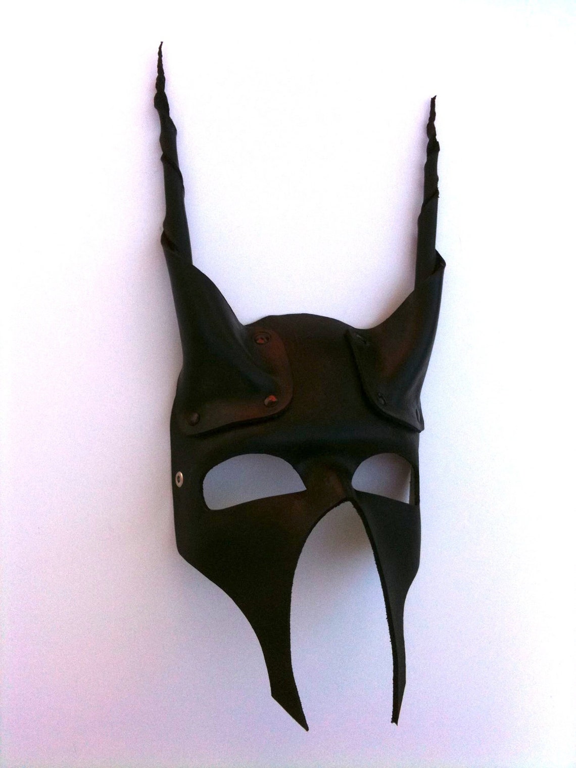 Zeus Leather Mask - Etsy