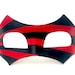 Striped Bandit Leather Mask - Etsy