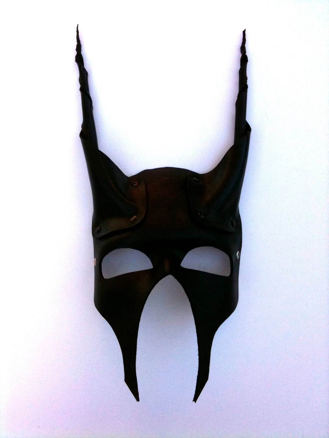 Zeus Leather Mask - Etsy