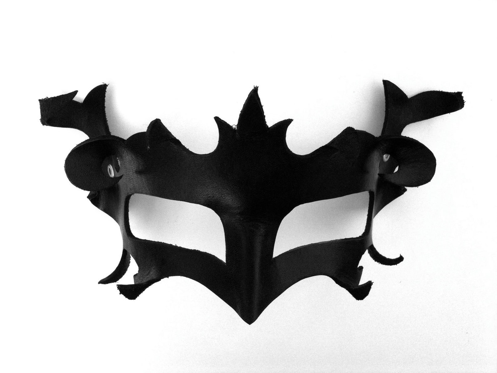 Dark Masquerade Leather Mask - Etsy