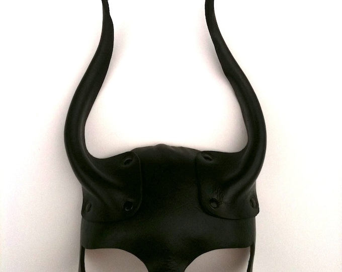 Night Creature Leather Mask - Etsy